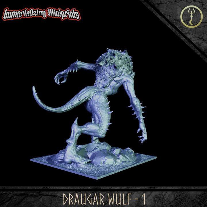 3D Printable Draugar Wulfs by Immortalizing Miniprints